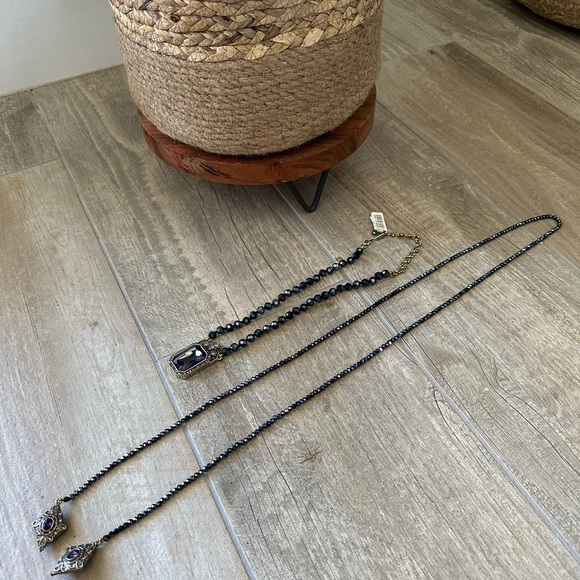 Heidi Daus | Jewelry | Heidi Daus Art Deco 2piece Necklace Set Montana ...